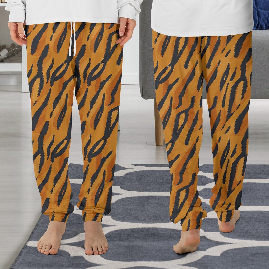 Tiger Pajama Pants, Tiger Pajama, Tiger Gift, Funny Pajama PP19 - Etsy