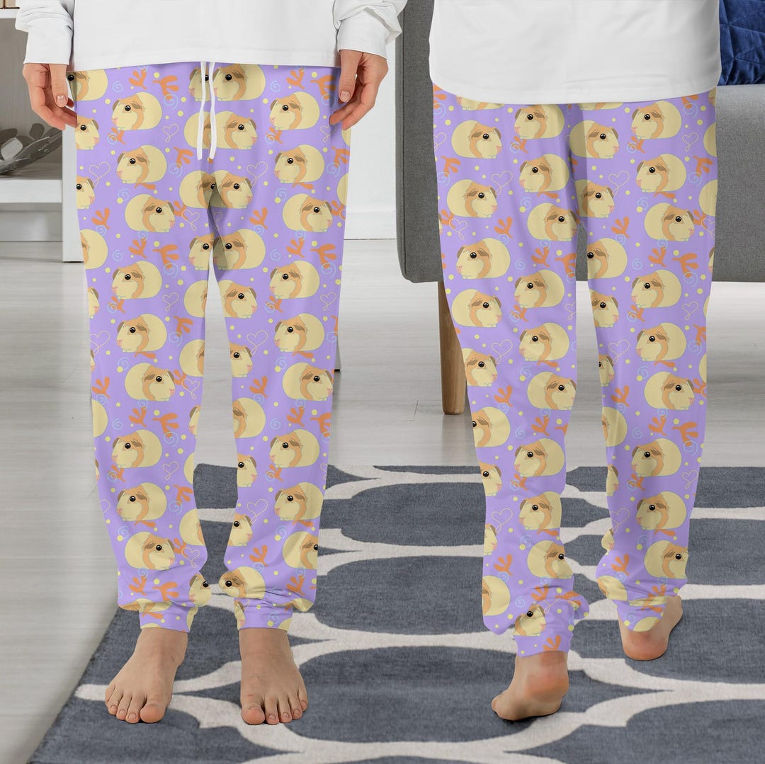 Hamster Pajama Pants, Hamster Pajama, Hamster Gift, Funny Pajama PP70 ...