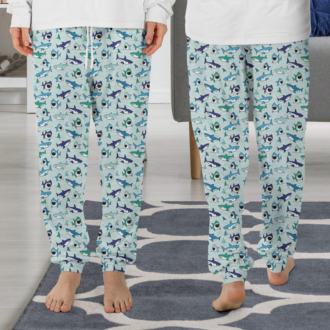 Shark Pajama Pants, Shark Pajama, Shark Gift, Funny Pajama PP2 - Etsy