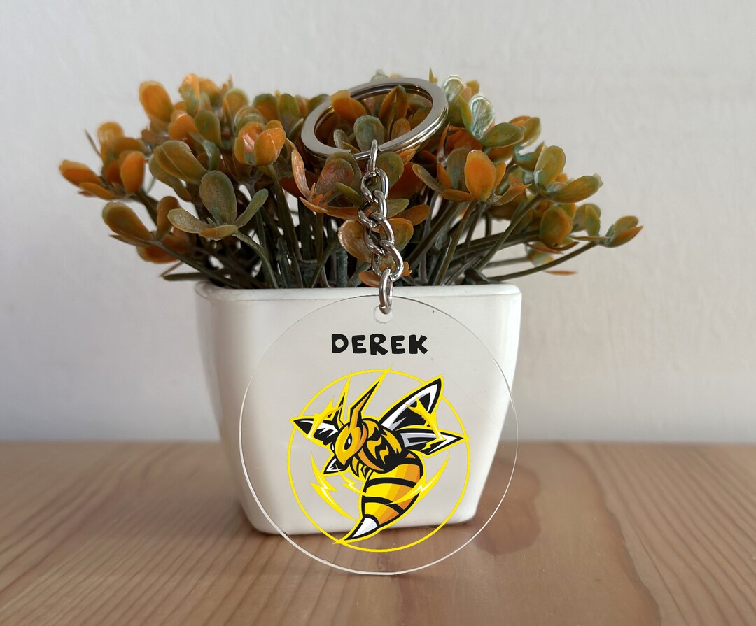 Wasp Keychain, Wasp Key Ring, Chritstmas Gift, Birthday Gift, Wasp Gift ...