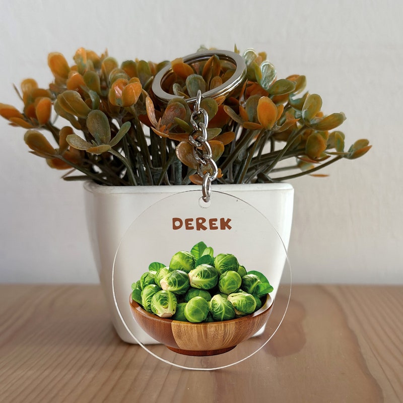 Sprout Keychain - Etsy