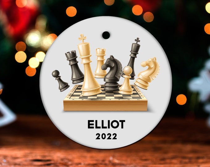 Checkmate Chess Ornament Chess Christmas Chess Gift Chess Present Funny ...