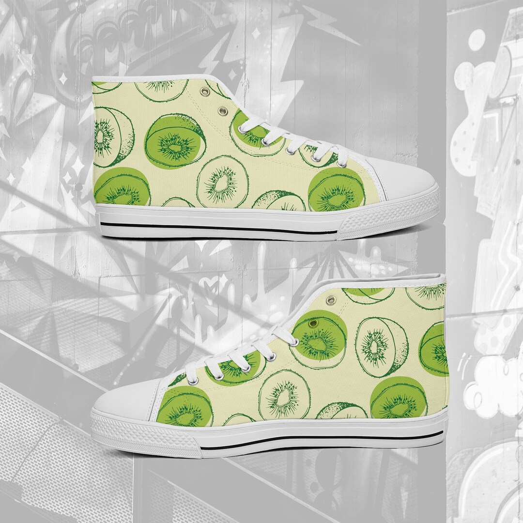 Kiwi Canvas Shoes, Kiwi Gift, Kiwi Present, Kiwi Footwear, Kiwi Design ...