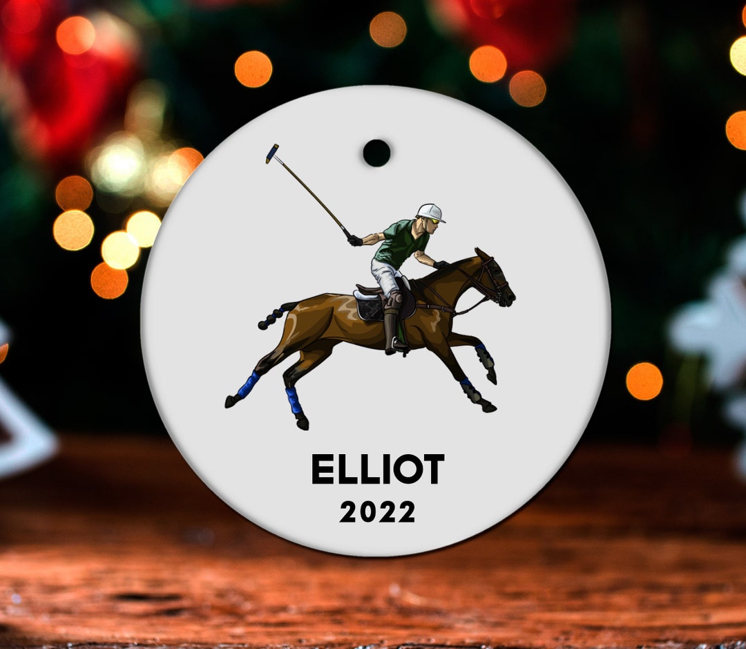 Polo Christmas Ornament, Personalized Polo Ornament, Polo Gift, Polo ...