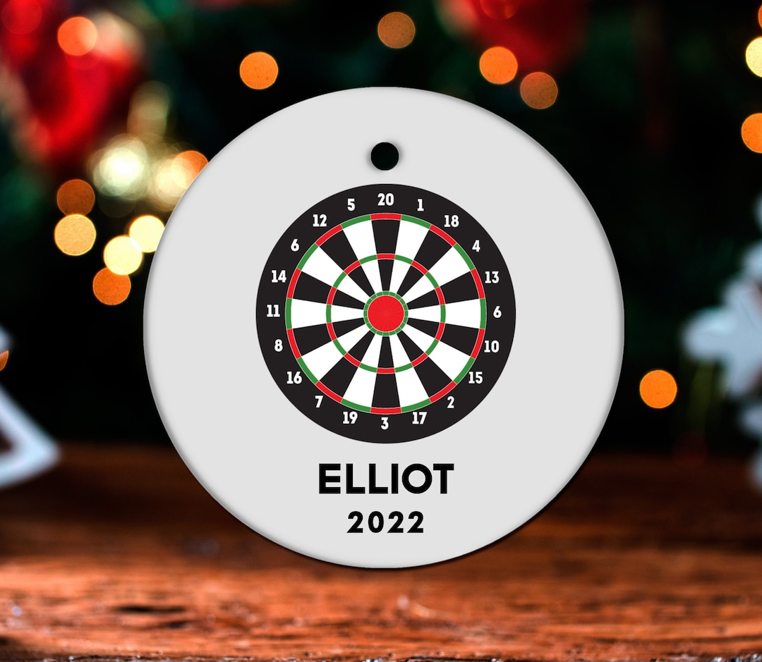 Darts Christmas Ornament, Personalized Darts Ornament, Darts Gift ...