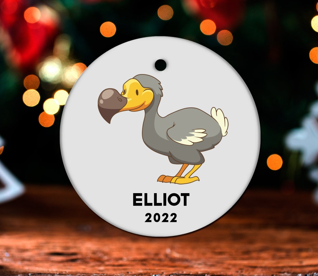 Dodo Christmas Ornament, Personalized Dodo Ornament, Dodo Gift, Dodo ...