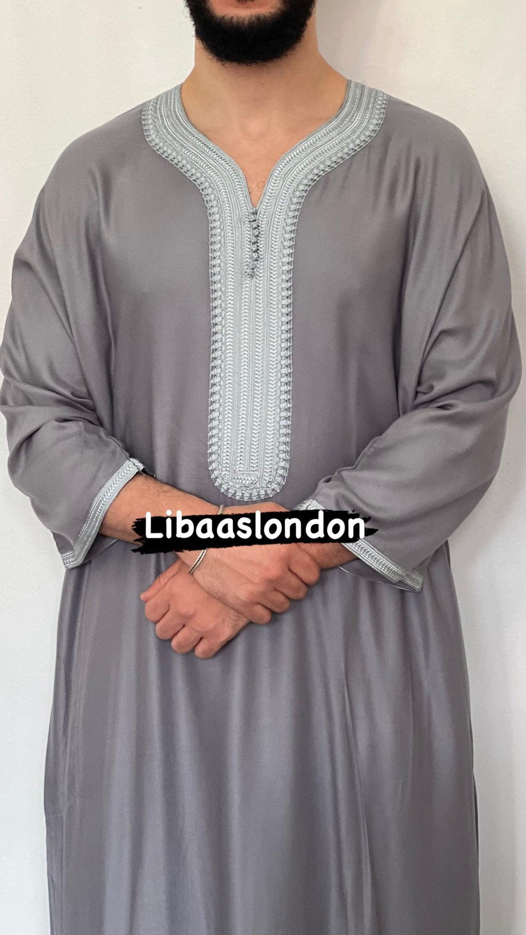 Men’s Thobe Cotton Blend Islamic Kandora - Etsy