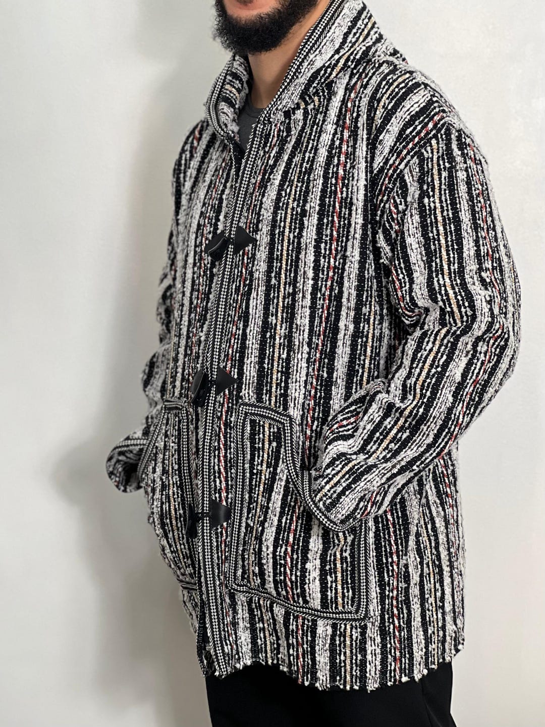 Moroccan Coat Wool Winter Morocco Jacket - Etsy UK