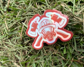 Firefighter Helmet Decal USA Flag Style Reflective Firefighter Helmet ...