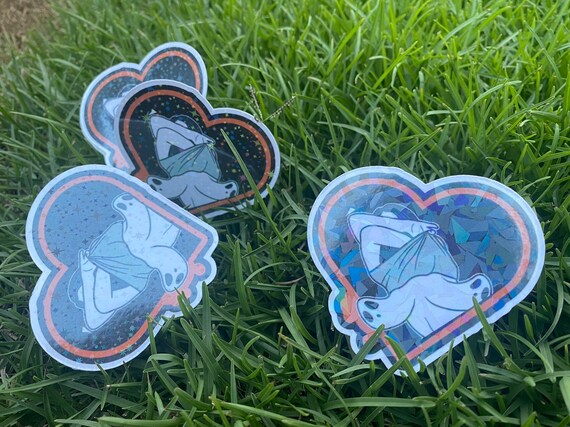 Boo-bies Holographic Sticker - Etsy