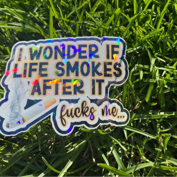 I Wonder If Sticker - Etsy