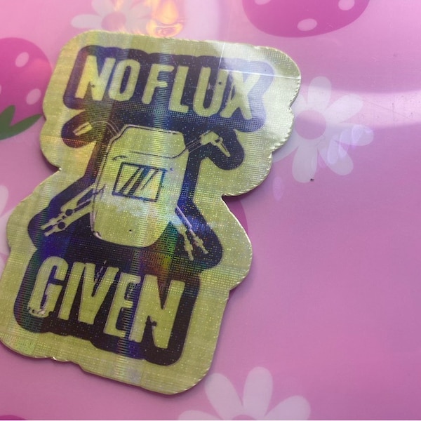 No Flux Given Decal - Etsy