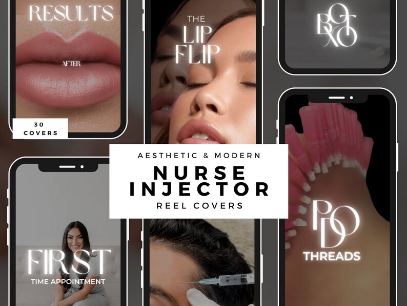 Botox and Filler Instagram Reel Cover Skincare Instagram - Etsy