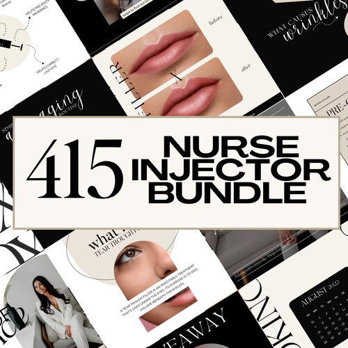 400 Nurse Injector Instagram Templates Botox and Filler - Etsy Australia