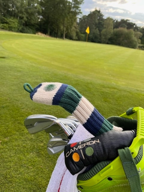 Tassel Knitted Golf Club Head Covers: Driver, Fairway & Hybrid - Etsy
