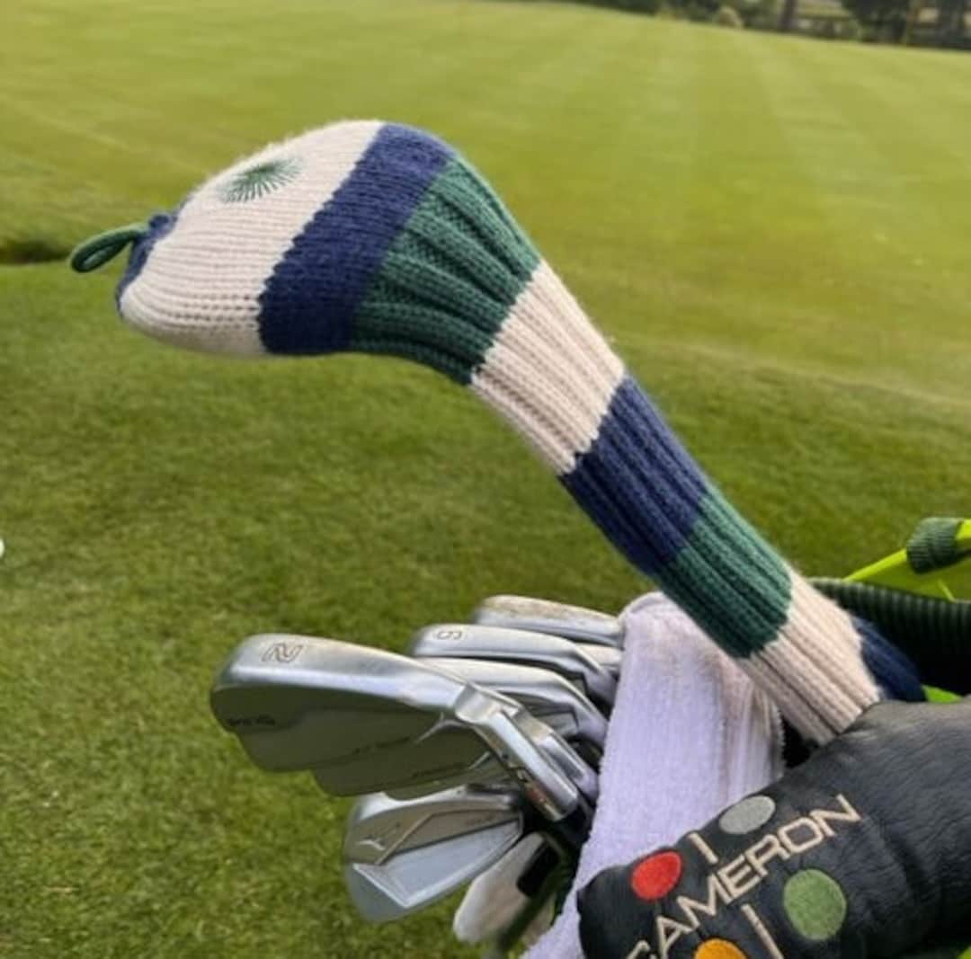 Tassel Knitted Golf Club Head Covers: Driver Fairway & Hybrid - Etsy