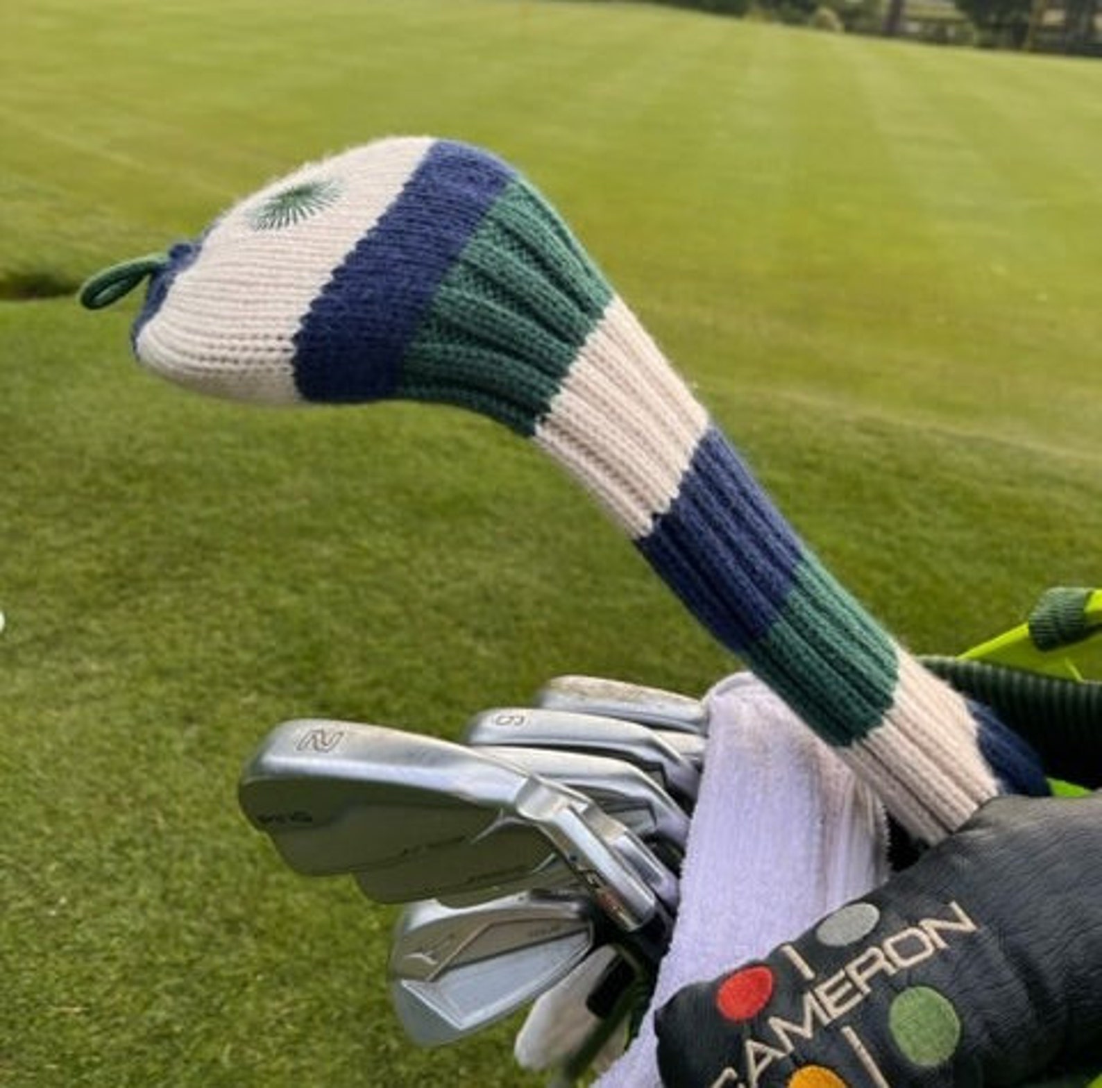 Tassel Knitted Golf Club Head Covers: Driver, Fairway & Hybrid - Etsy
