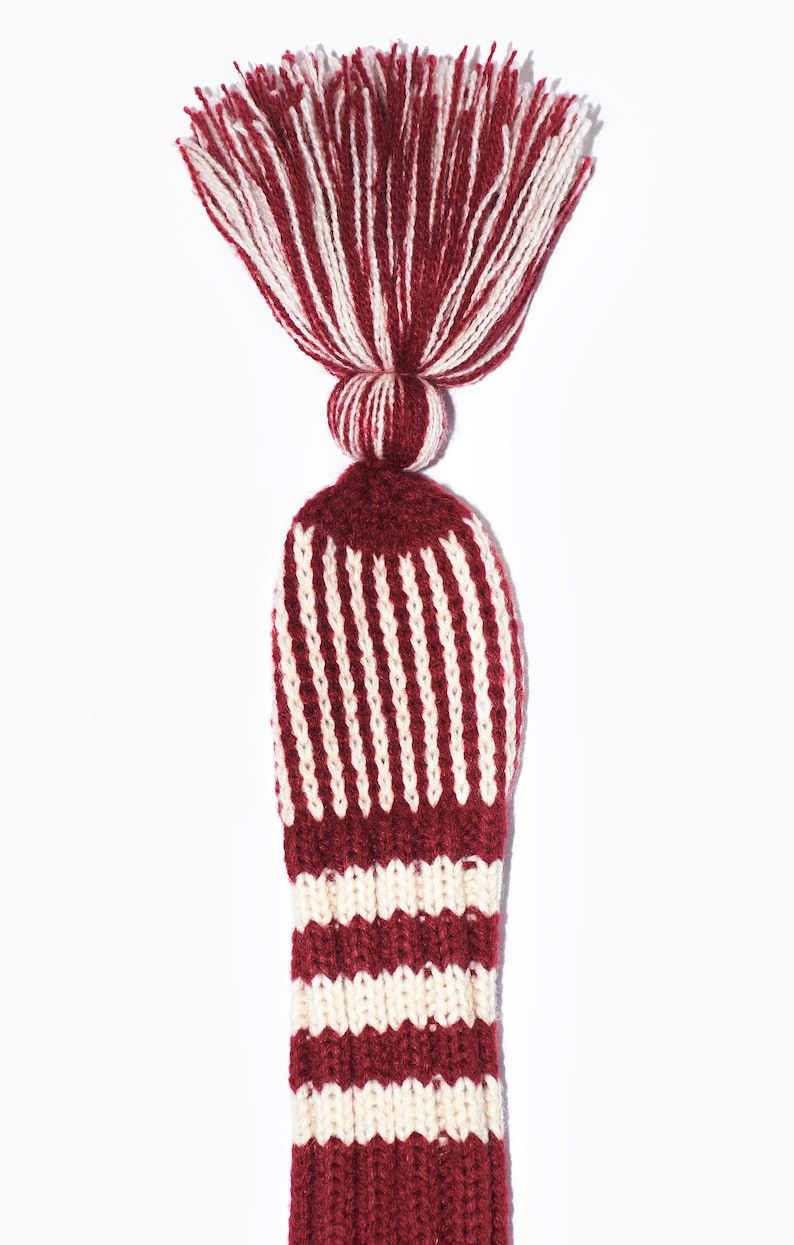 Tassel Knitted Golf Club Head Covers: Driver, Fairway & Hybrid - Etsy