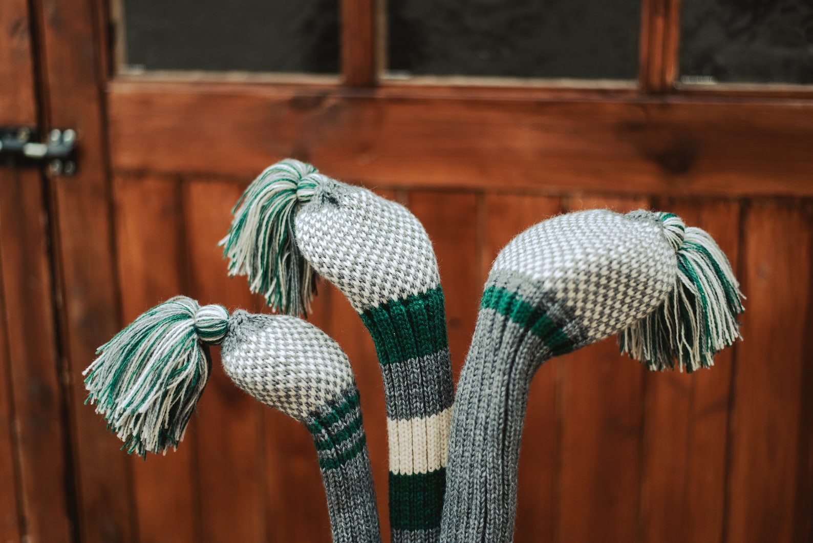 Individual Tassel Knitted Golf Club Head Cover: Driver, Fairway and ...