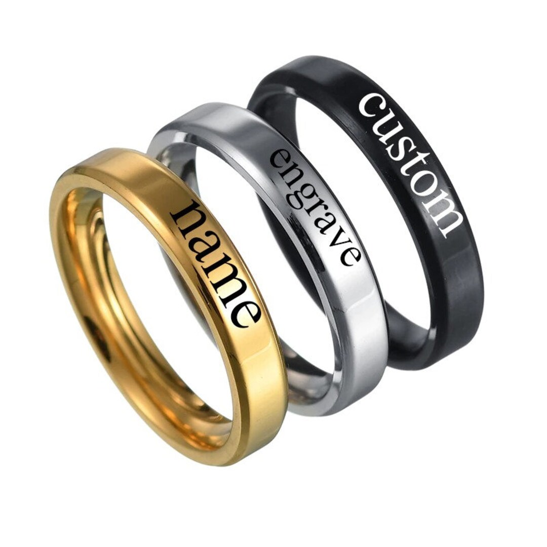 Seventeen Ring, Free Custom Personalized Engraving, Personalized Inside ...