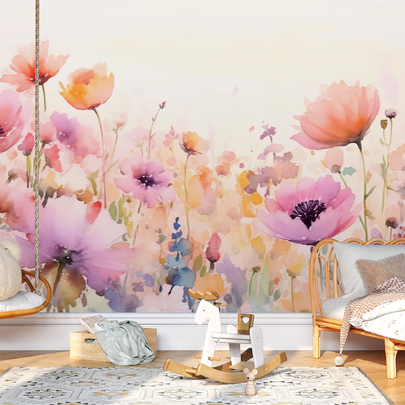 Wall Paper Mural - Etsy