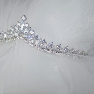 Handmade Beautiful Bridal Party Tiara Ellie Design With Simulated ...