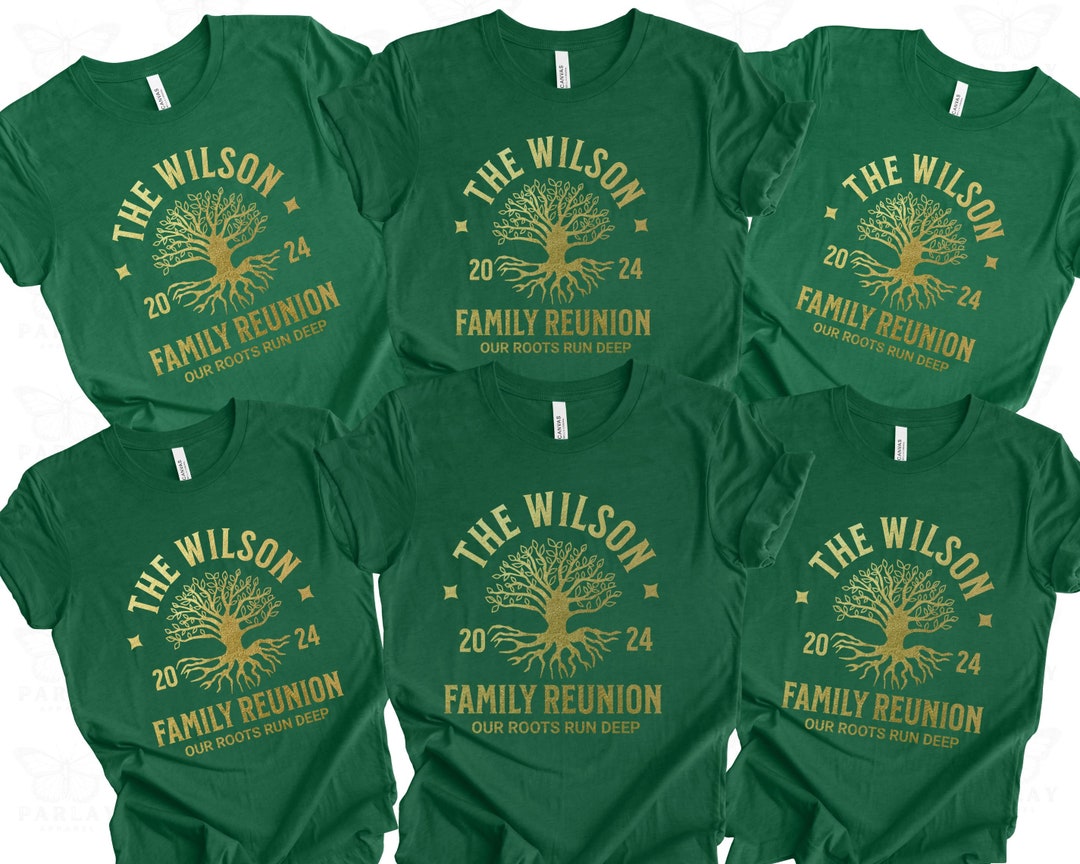 Custom Family Reunion Tshirt Personalized With Family Name, Matching ...