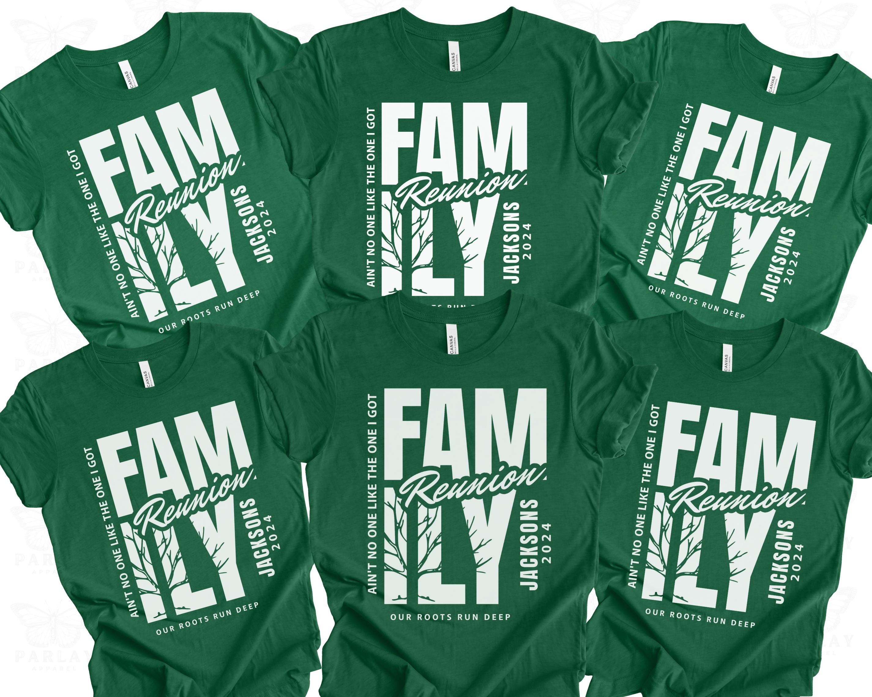 Custom Family Reunion Tshirt Personalized With Family Name, Matching ...