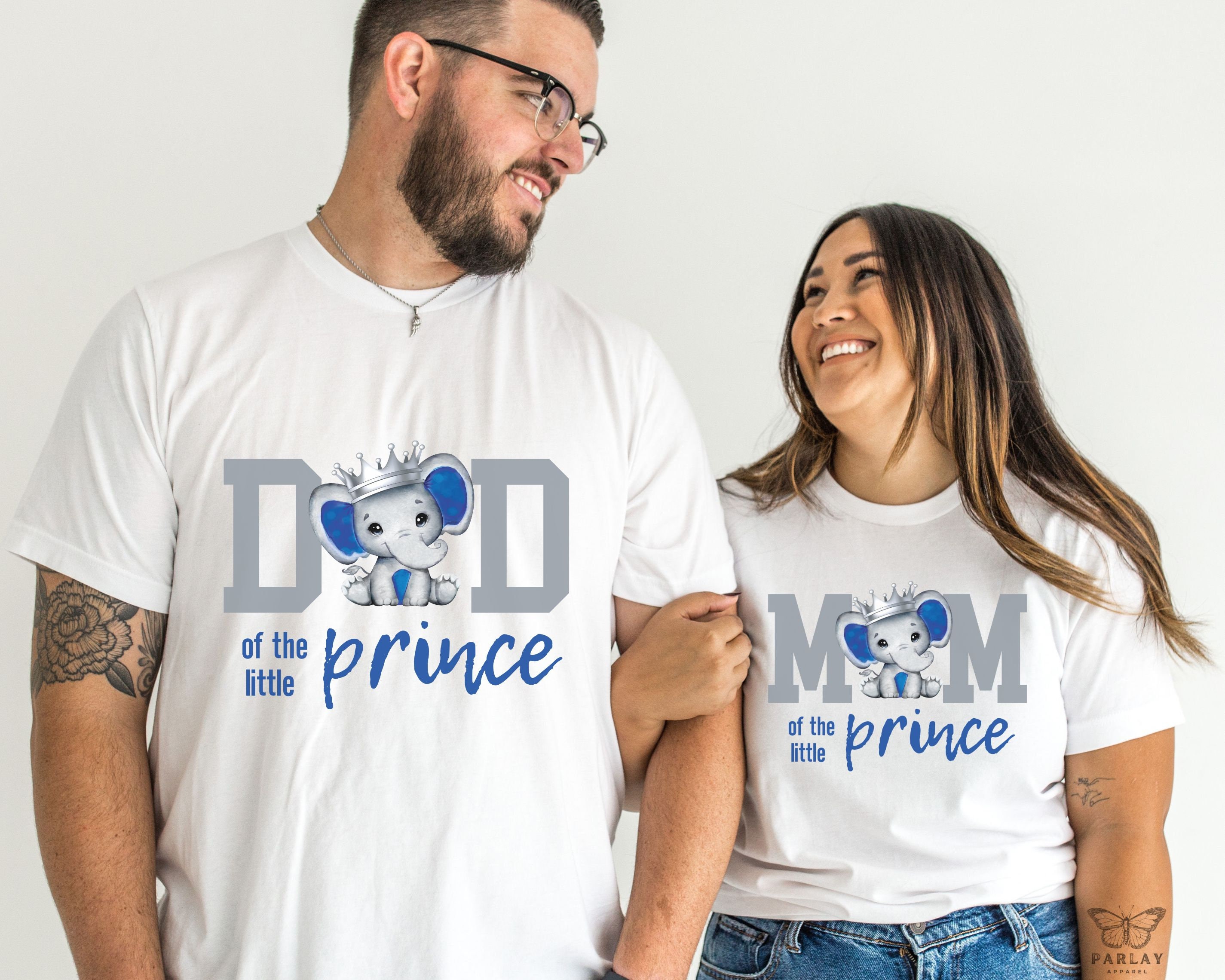 Royal Blue Elephant Baby Shower Shirts Boy Baby Shower Decorations Baby ...