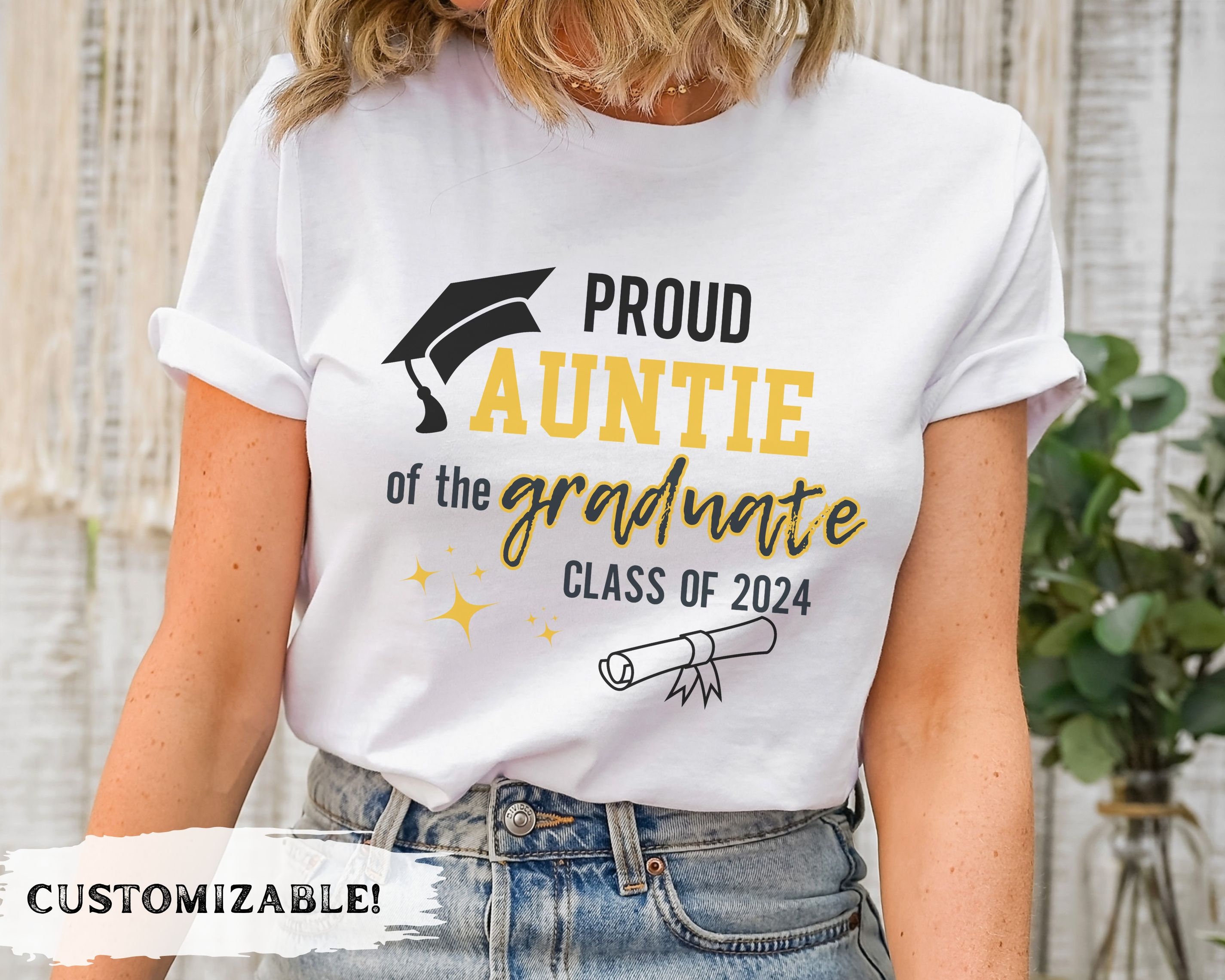 Custom Class of 2024 Graduation Family Shirts, Graduation Party Shirts ...