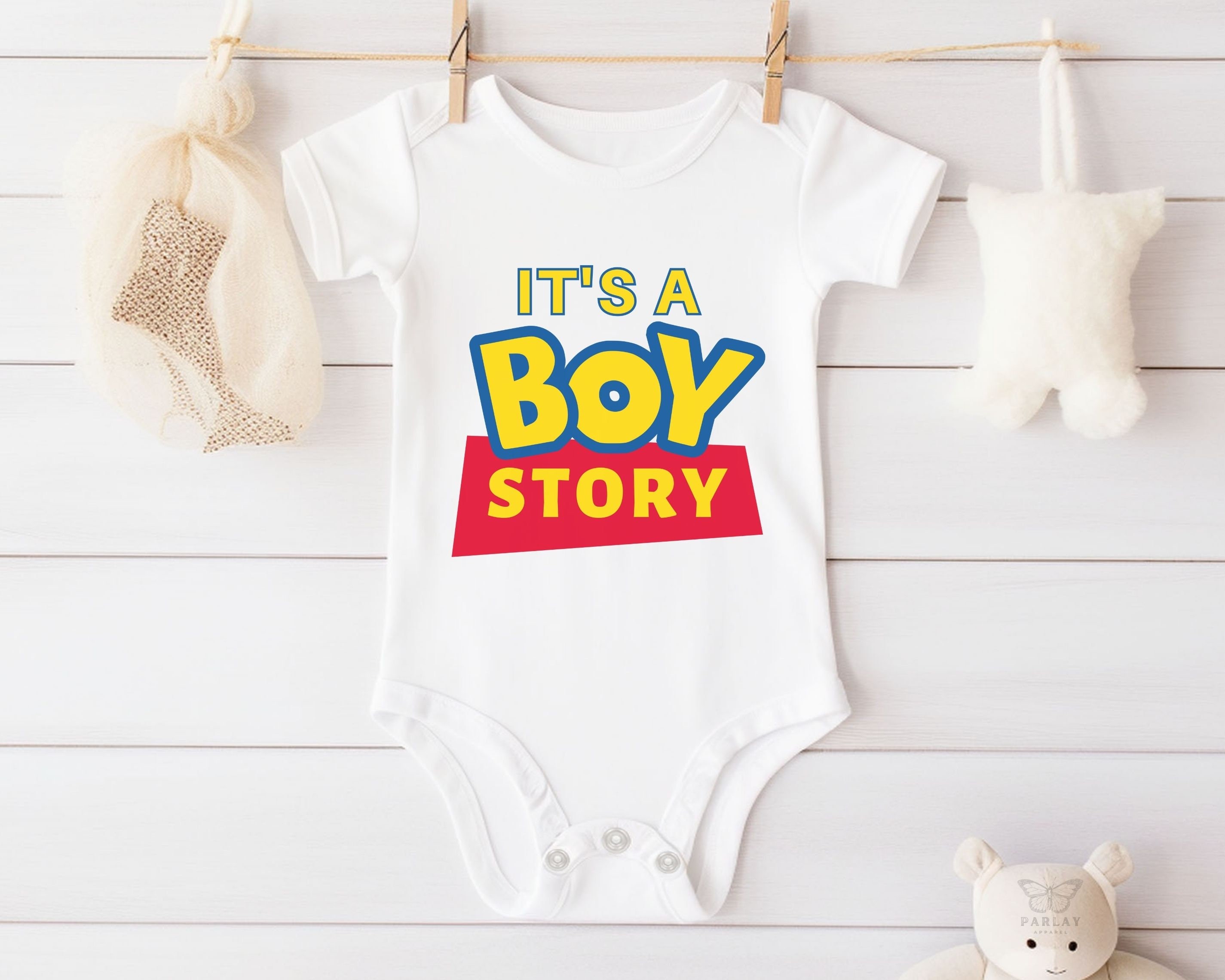 It's a Boy Story Baby Shower Shirt for Dad Mom and Family Baby Shower ...