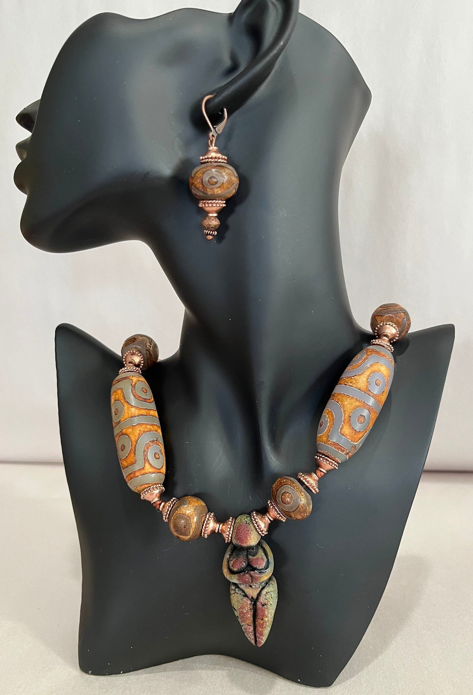 The Seer African Stone Necklace - Etsy