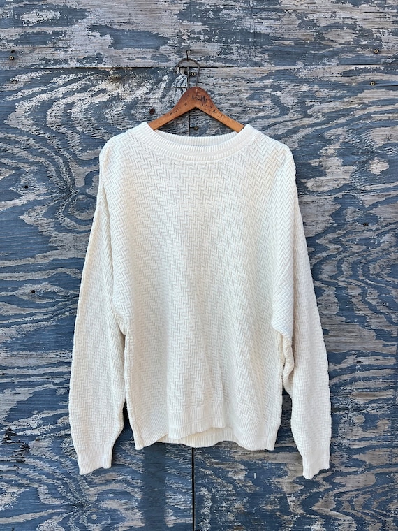 Vintage 90s textured sweater - Gem