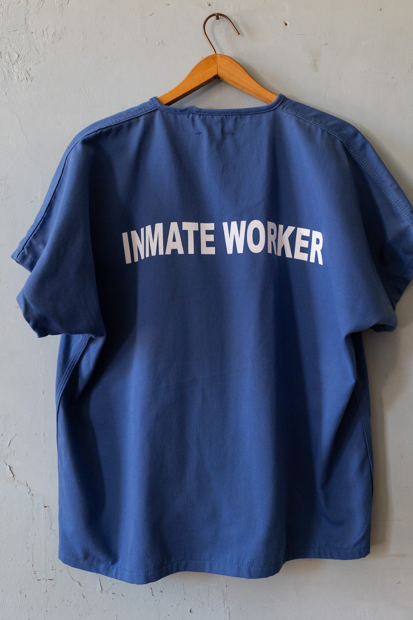 Vintage Prison Uniform Shirt - Inmate Worker - Etsy