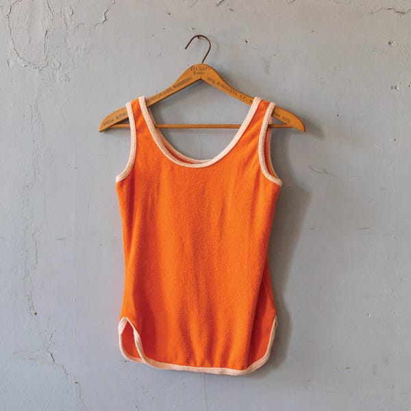 Terry Cloth Tank Top - Etsy