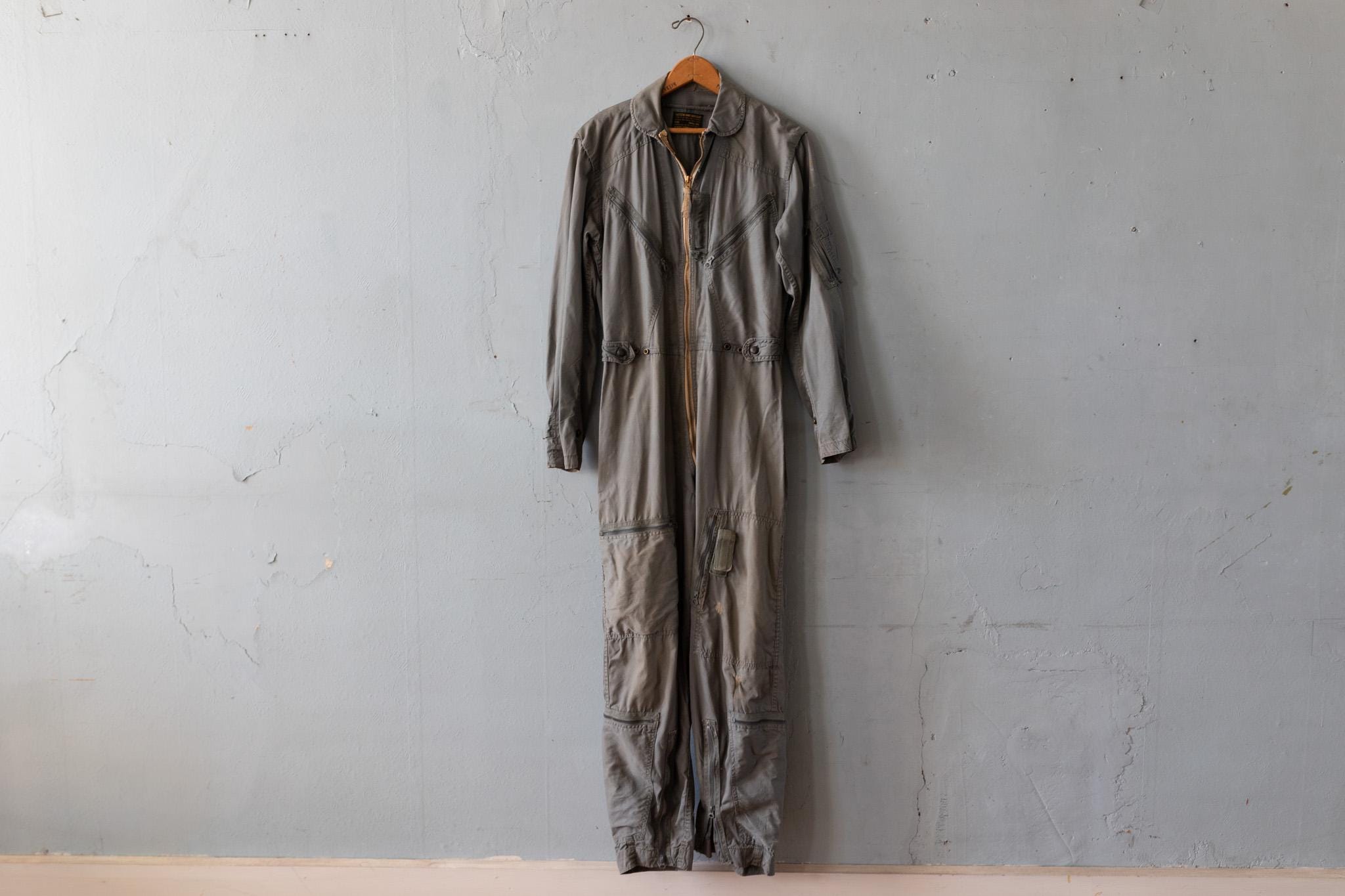 Ww2 Zip Front Flight Suit - Type K-28 - Exceptional Pockets / Tailoring ...