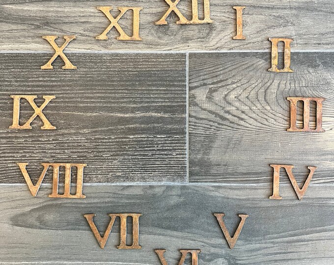 Large Wall Clock Vinyl Wall Decal Clock Extra Large Roman Numerals ...