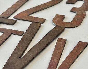 Pick Your Letters & Numbers Raised/embossed License Plate Letters and ...