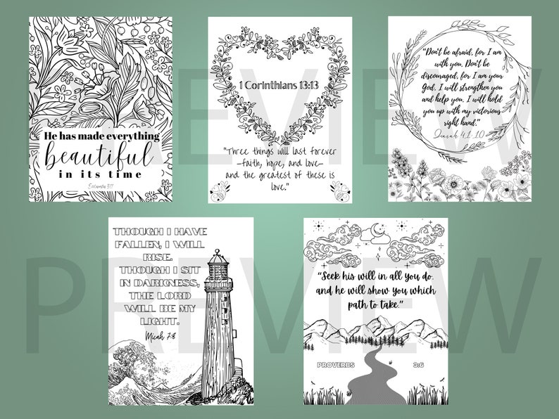 Printable Bible Verse Coloring Pages Immerse Yourself in God's Word ...