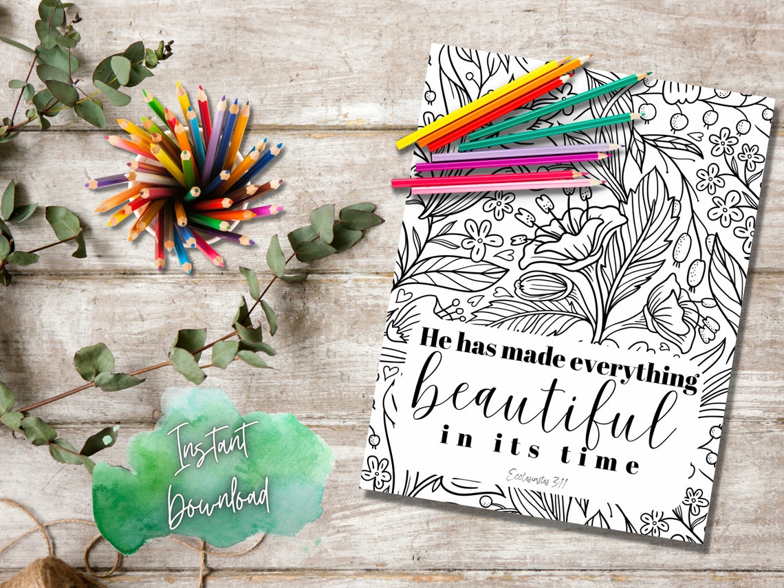 Printable Bible Verse Coloring Pages Immerse Yourself in God's Word ...