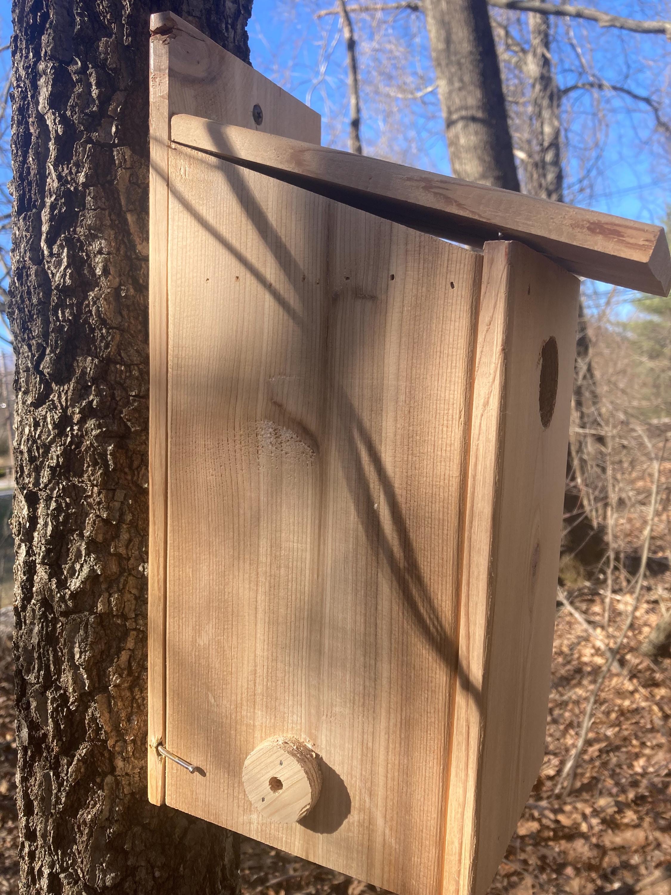 Cedar Bird Box House Bluebird, Chickadee, Wrens, Finches - Etsy