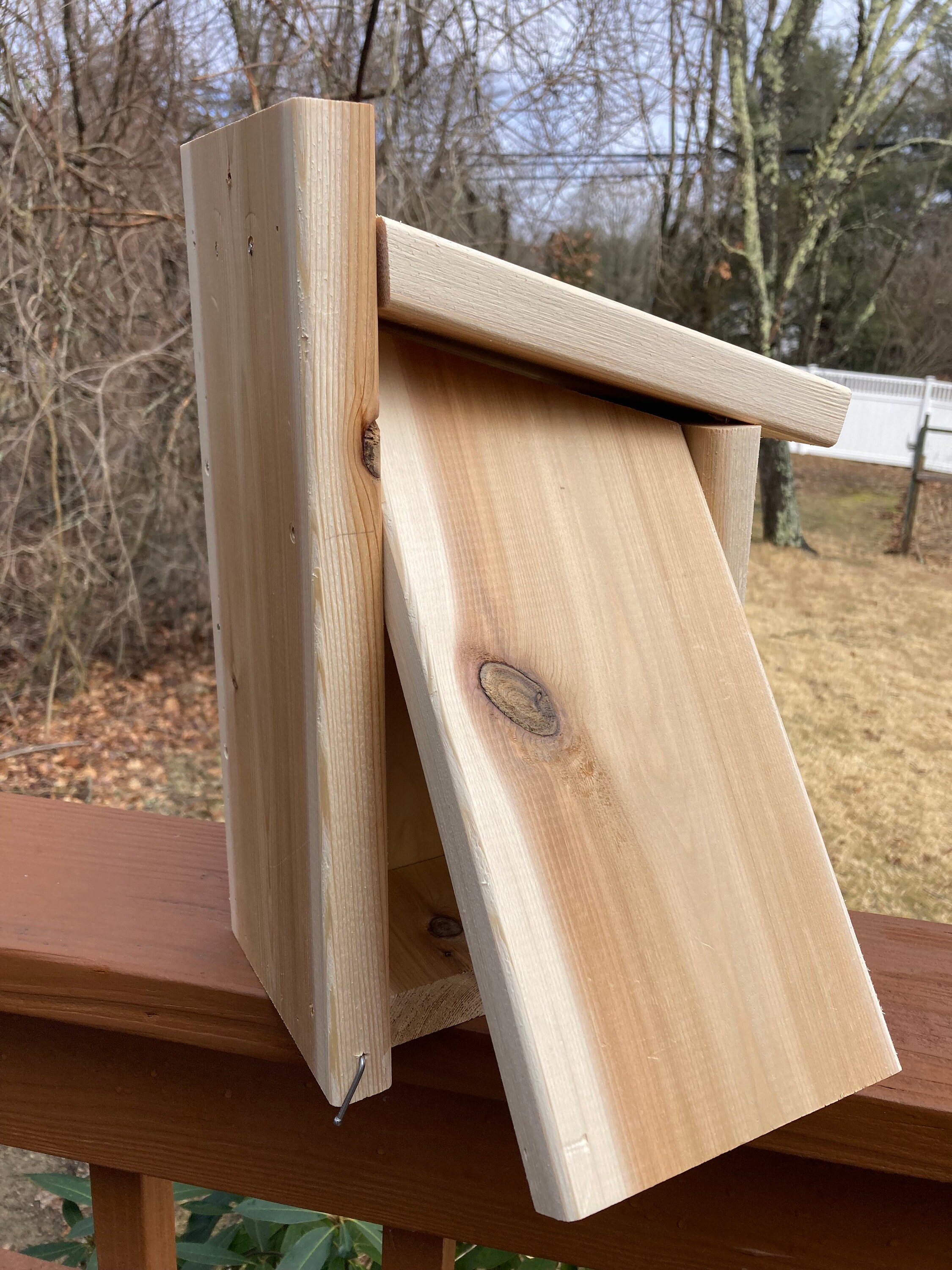 Cedar Bird Box House Bluebird, Chickadee, Wrens, Finches - Etsy