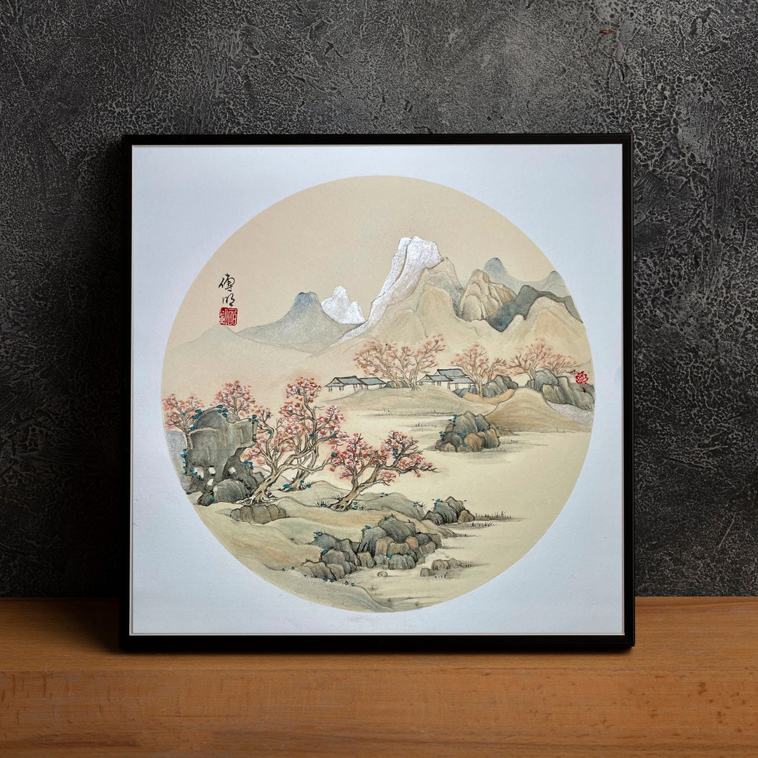 Chinese Painting Landscape, Hand Painted Traditional Chinese Water Ink ...