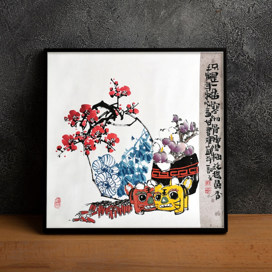 Traditional Chinese Painting, Chinese Water Ink Painting Original, Hand ...