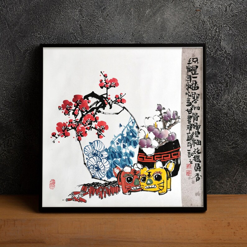 Traditional Chinese Painting, Chinese Water Ink Painting Original, Hand ...