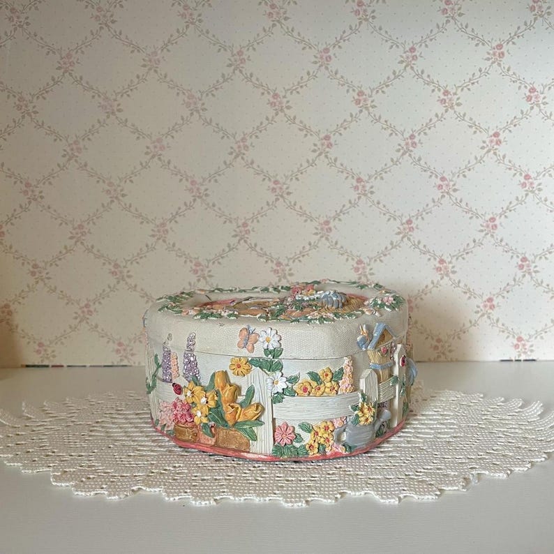 Y2K Cottage Garden Jewlary Box ୨୧ - Etsy