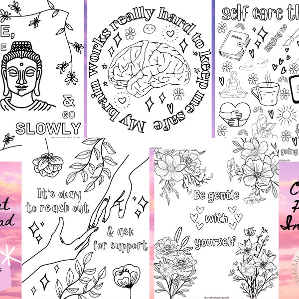 Psychology Coloring Pages - Etsy