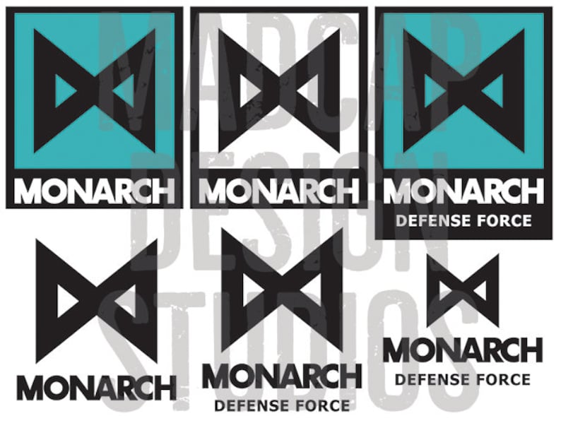 Monarch Logos (godzilla) SVG Files - Etsy