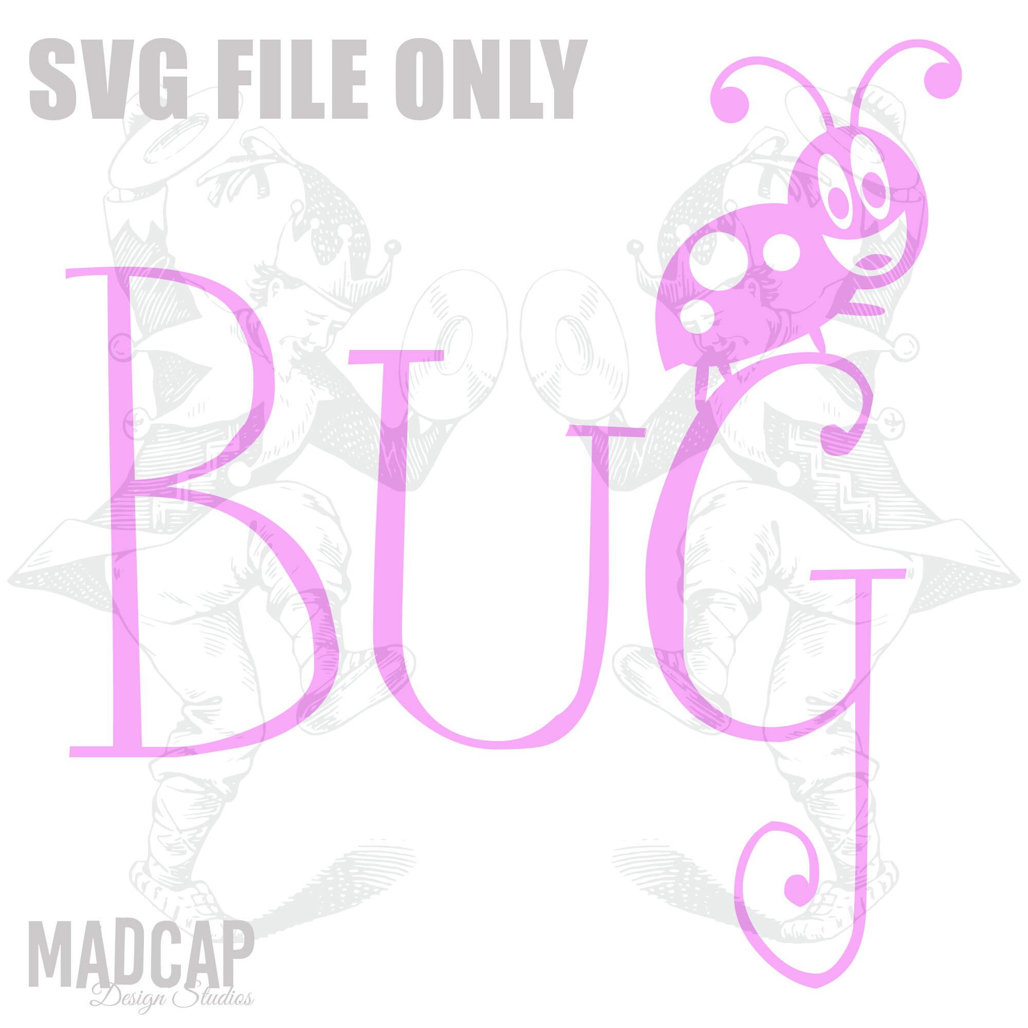 Bug Nickname SVG Art File - Etsy