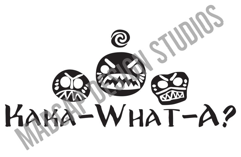 Kaka-what-a? Moana Inspired Kakamora Design SVG & PNG - Etsy
